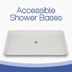 Barrier-Free Shower Pans | Easy Access Shower Bases | Freedom Showers™