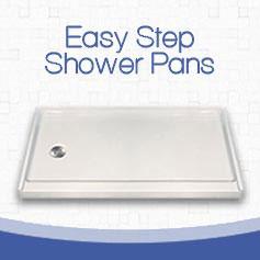 Barrier-Free Shower Pans | Easy Access Shower Bases | Freedom Showers™